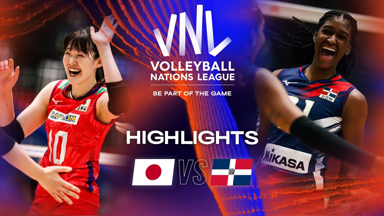 JPN vs. DOM - Highlights Week 1 | Women's VNL 2023