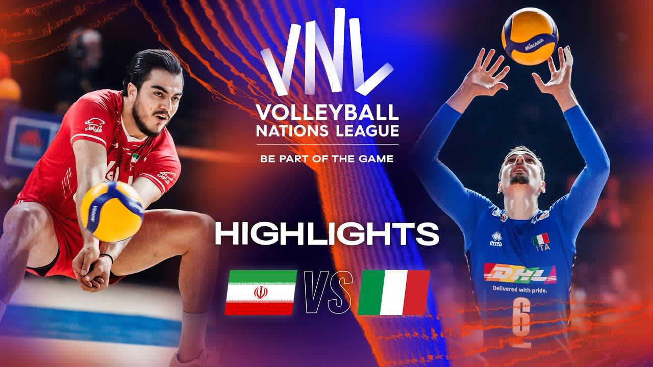 IRI vs. ITA - Highlights Week 2 | Men's VNL 2023