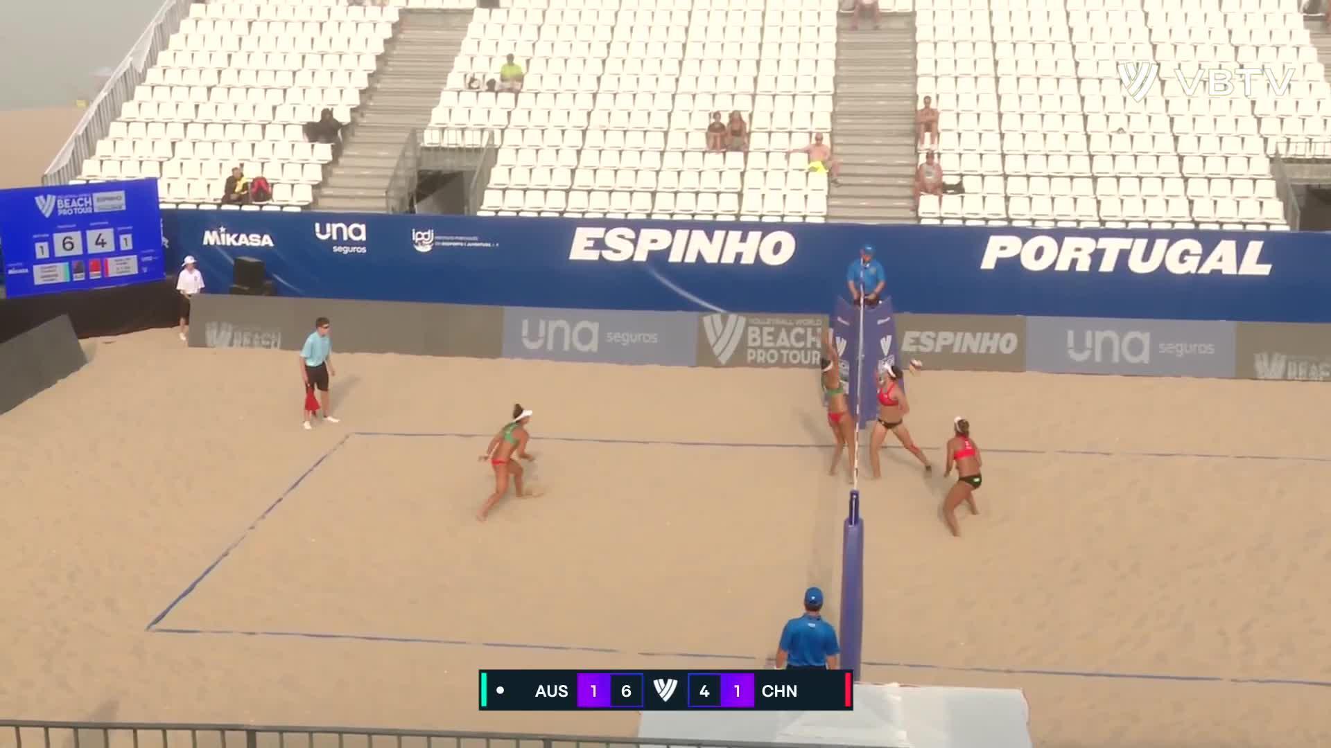 Taliqua Clancy Successful Blocks Leader in Clancy Mariafe vs. M.M. Lin ...