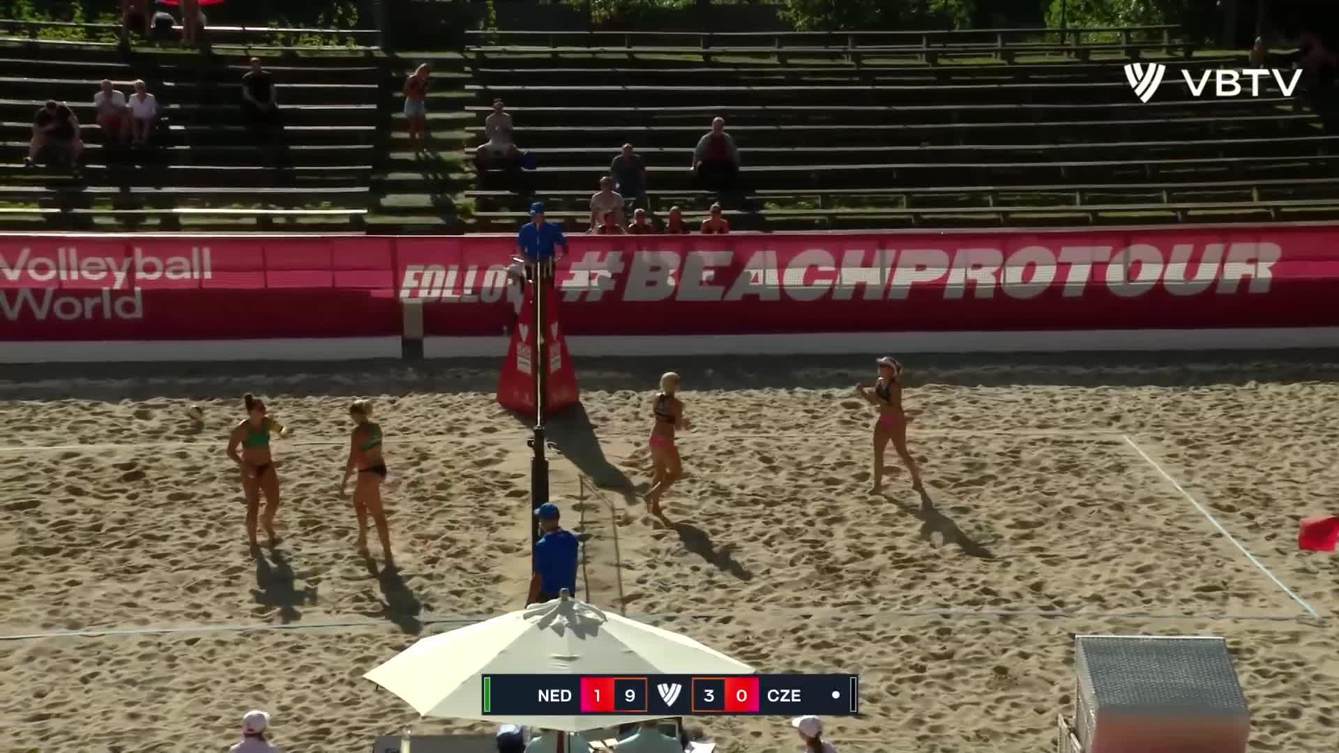 Marie-Sara Stochlova Mexime van Driel Successful Blocks Leaders in ...