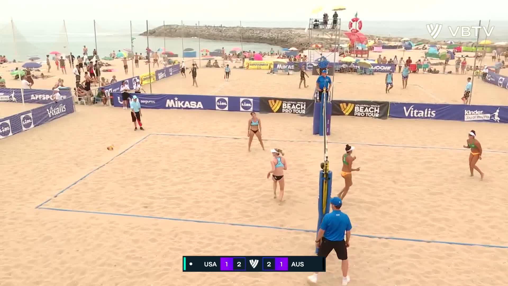 Emily Day Taliqua Clancy Successful Blocks Leaders in Clancy Mariafe vs ...