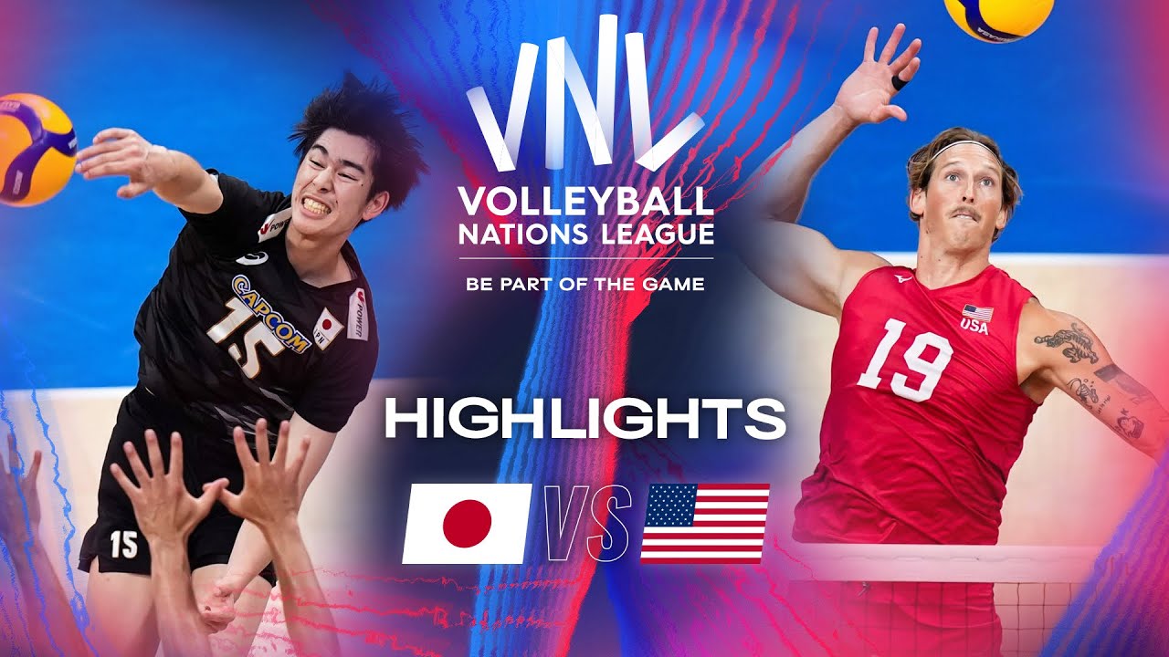 JPN vs. USA - Highlights | Week 3 | Men's VNL 2024
