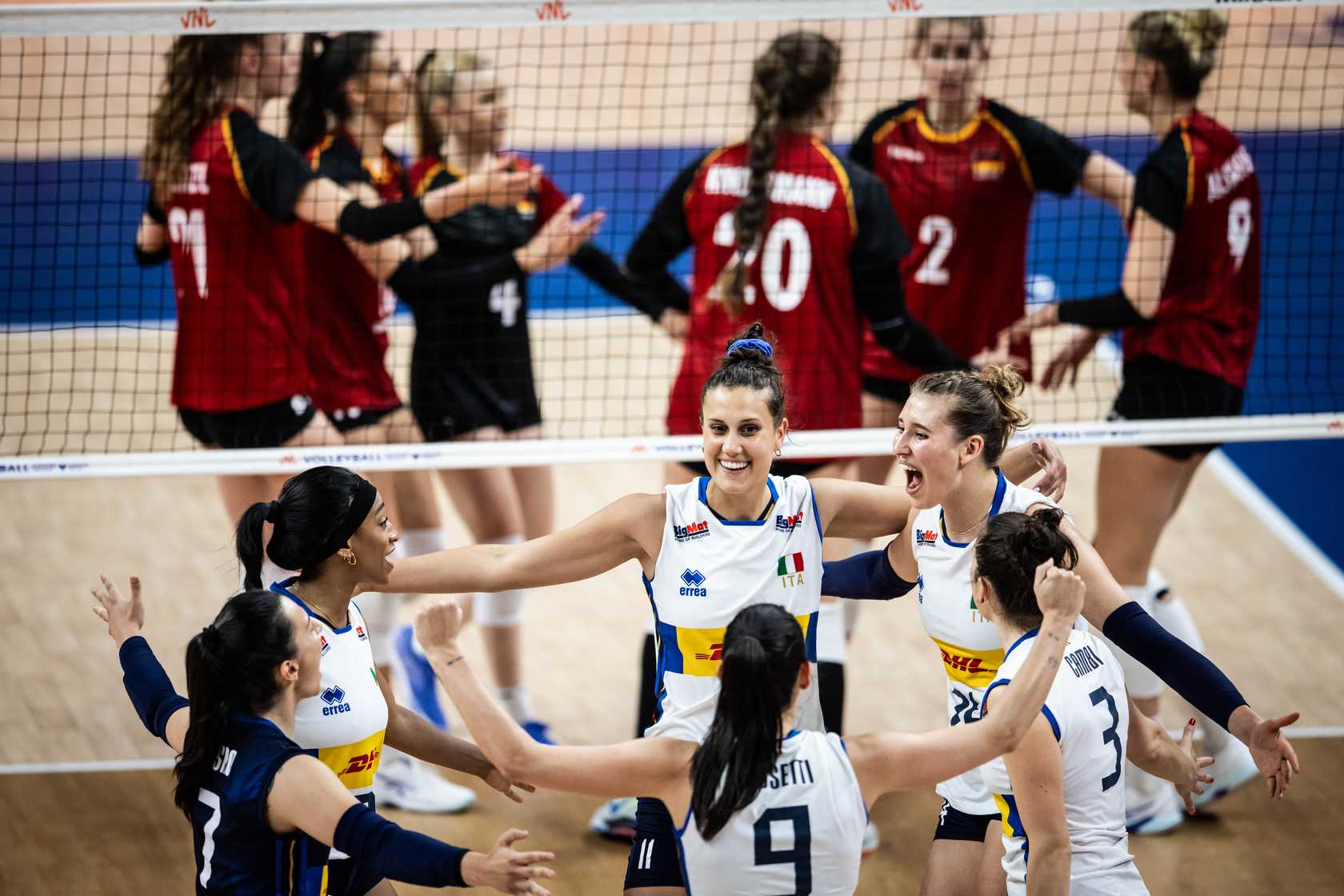Volleyball Nations League 2024: le azzurre si riscattano con la Germania, prima vittoria nel torneo!