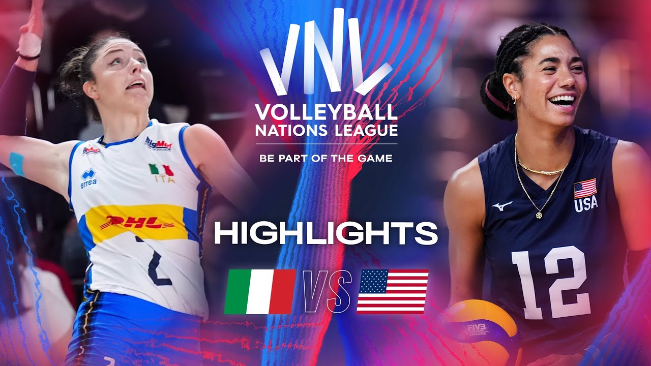 ITA vs. USA - Highlights | Week 3 | Women's VNL 2024