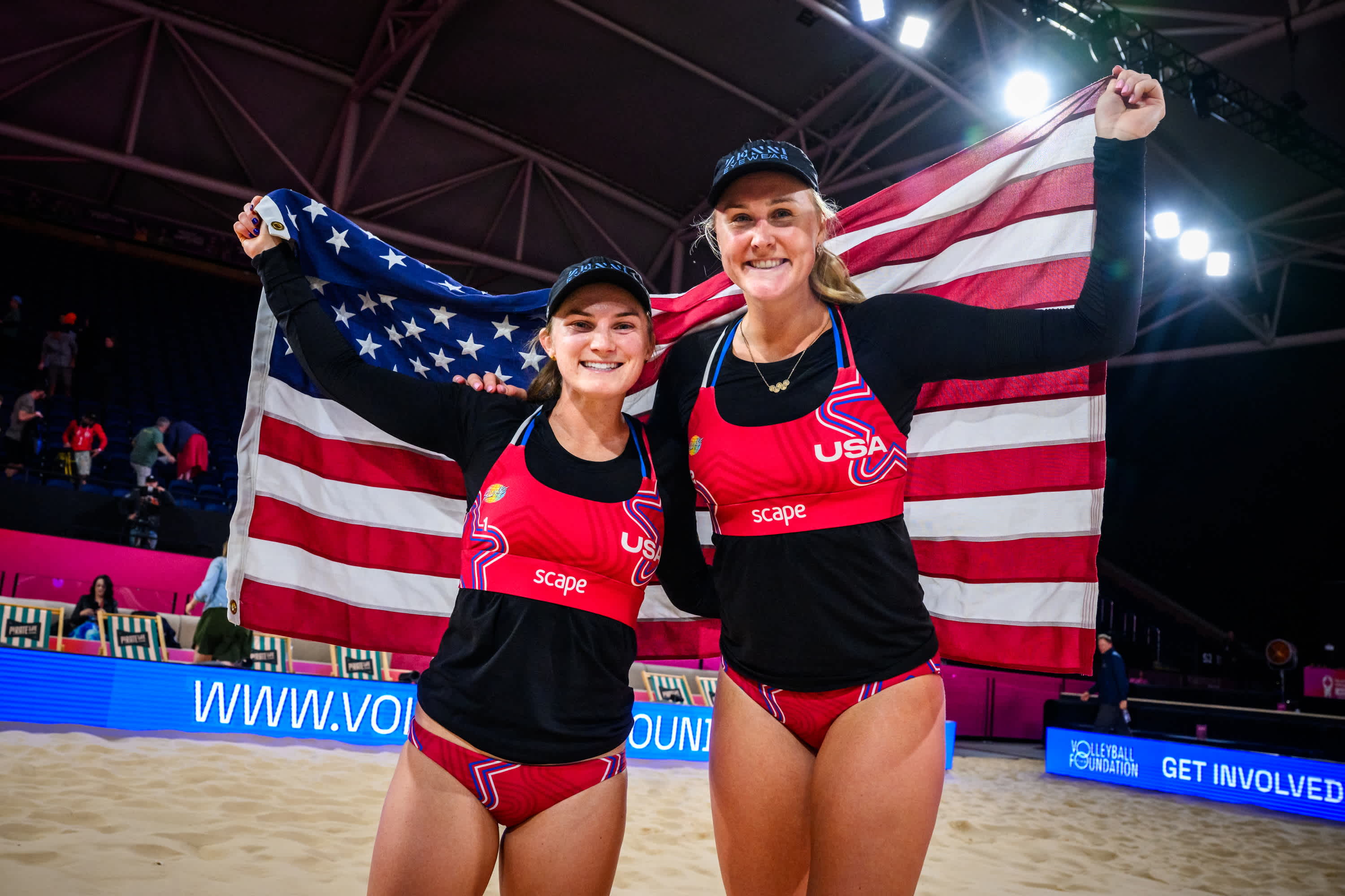 Kristen Nuss/Taryn Brasher and Carol Salgado/Rebecca Cavalcanti ...