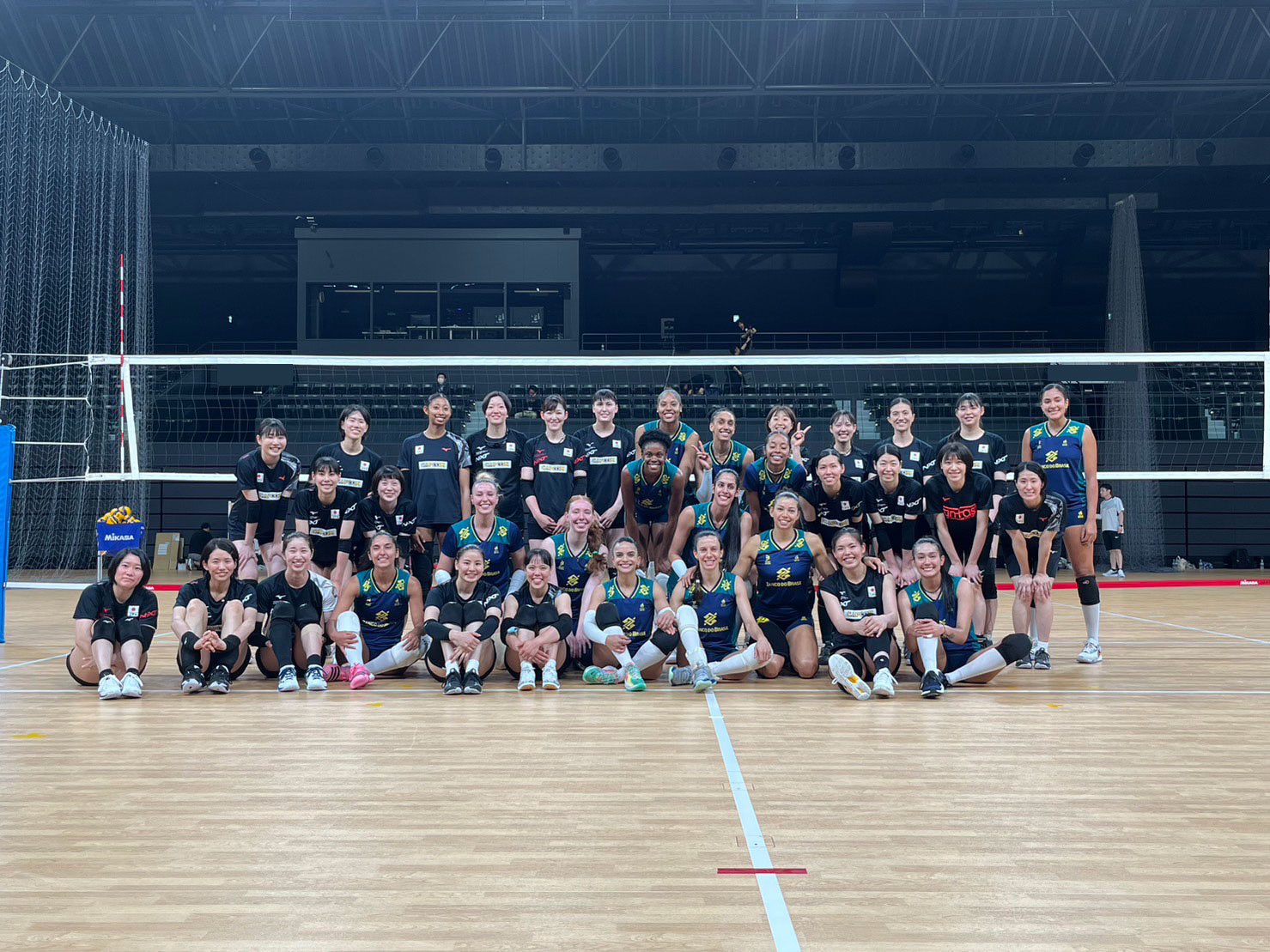 Japan and Brazil make final tweaks ahead of VNL debut