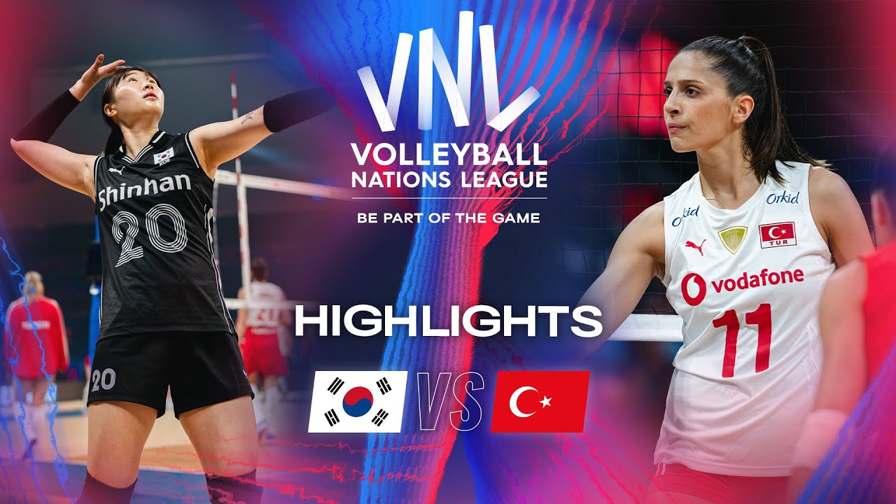 KOR vs. TUR - Highlights | Week 2 | Women's VNL 2024