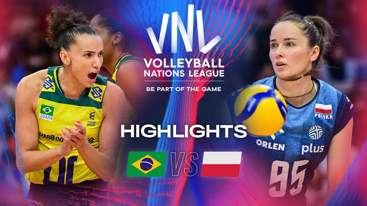 BRA vs. POL - Bronze Match | Highlights | Women's VNL 2024