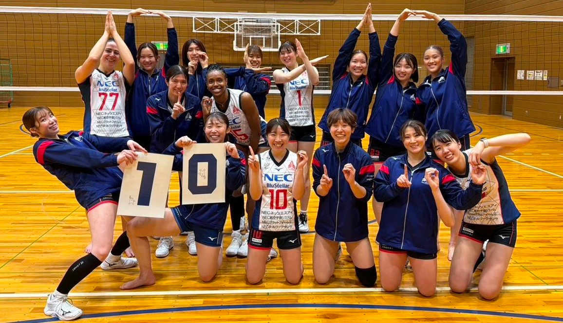 NEC Red Rockets Kawasaki stay unbeaten in the women’s SV.League in Japan