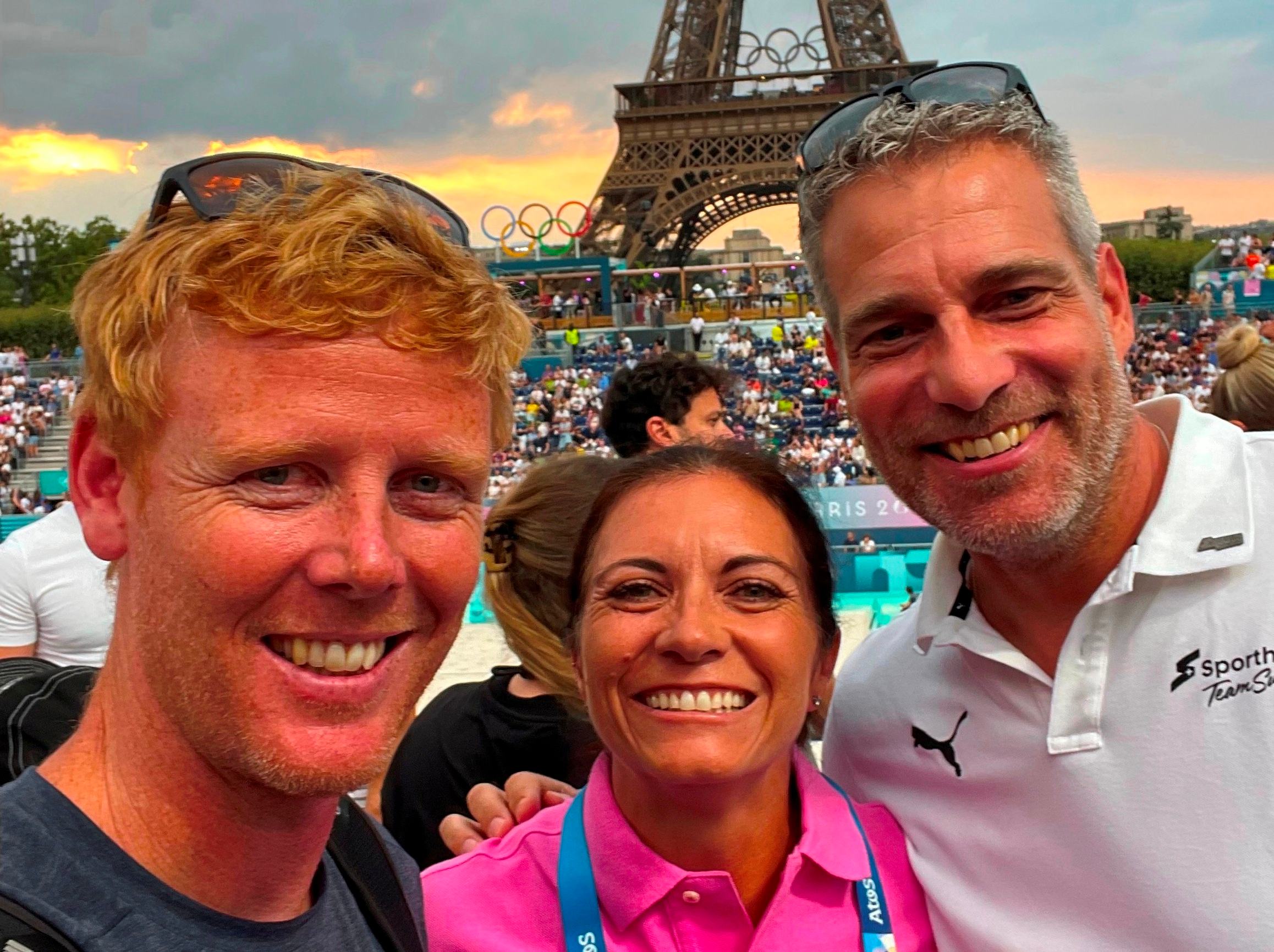 Olympic champs back as TV commentators and absolutely loving it!