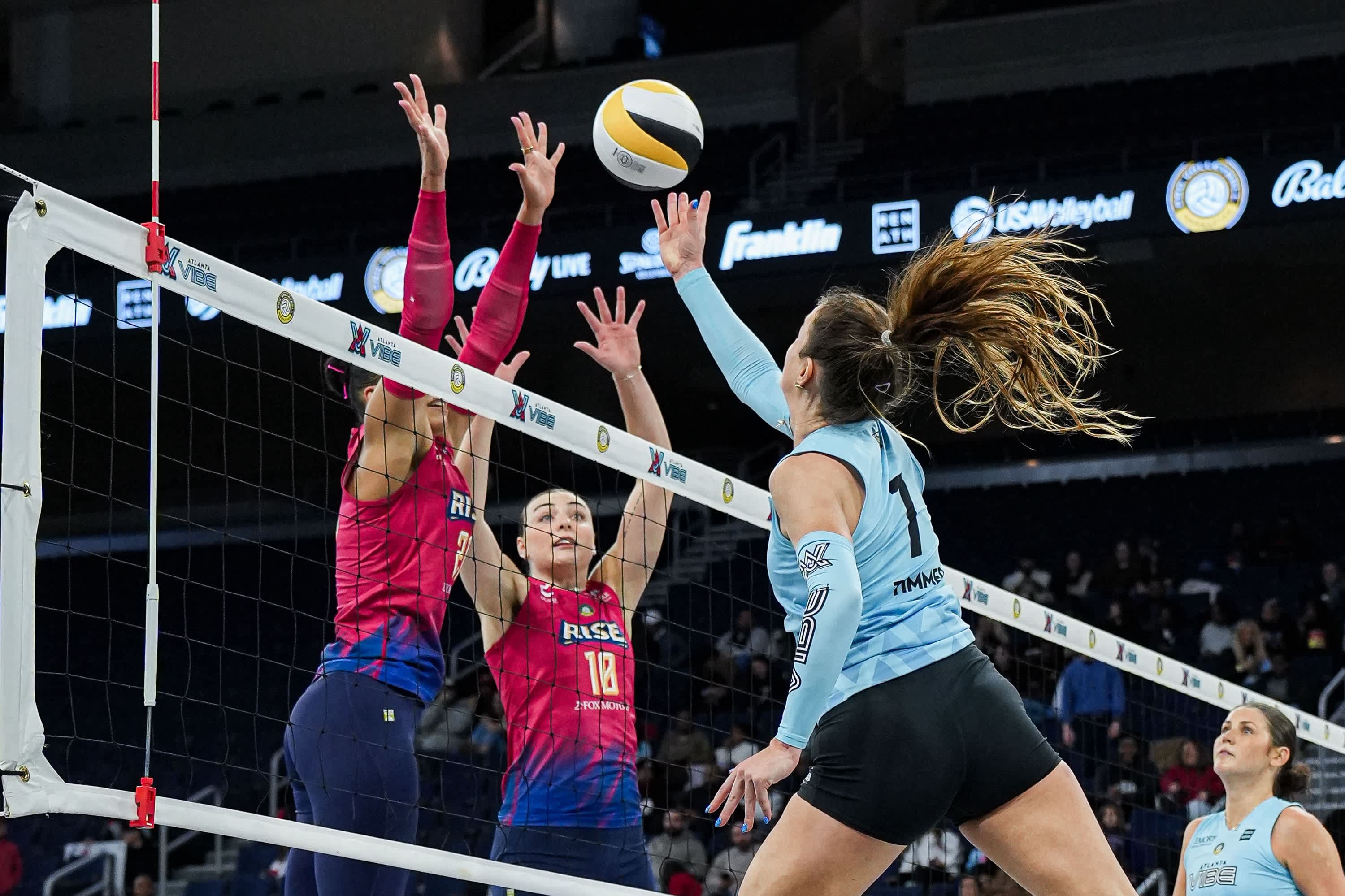 Rise and Vibe meet in critical Pro Volleyball Federation week