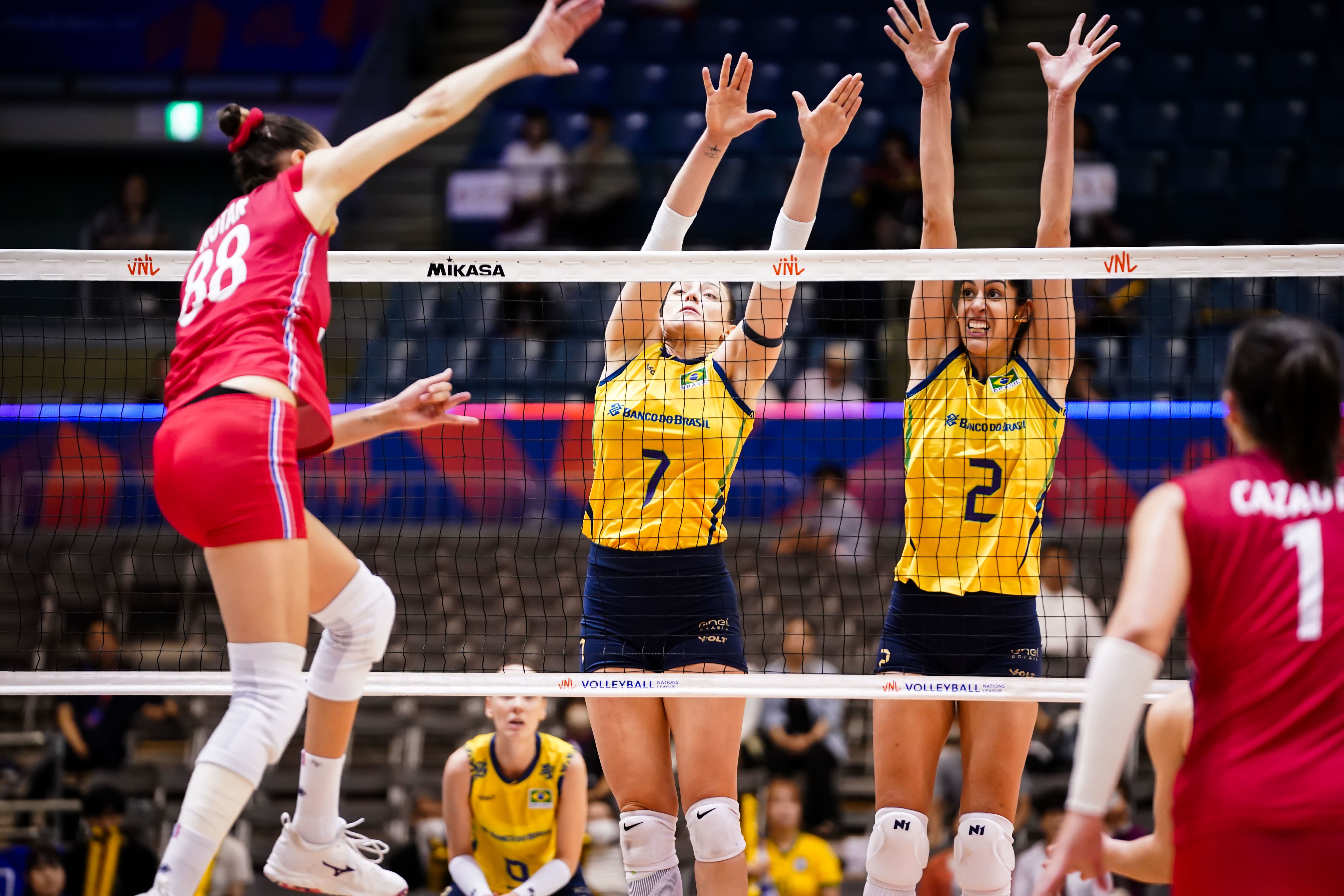 Diana blocks France in valiant effort to upset Brazil