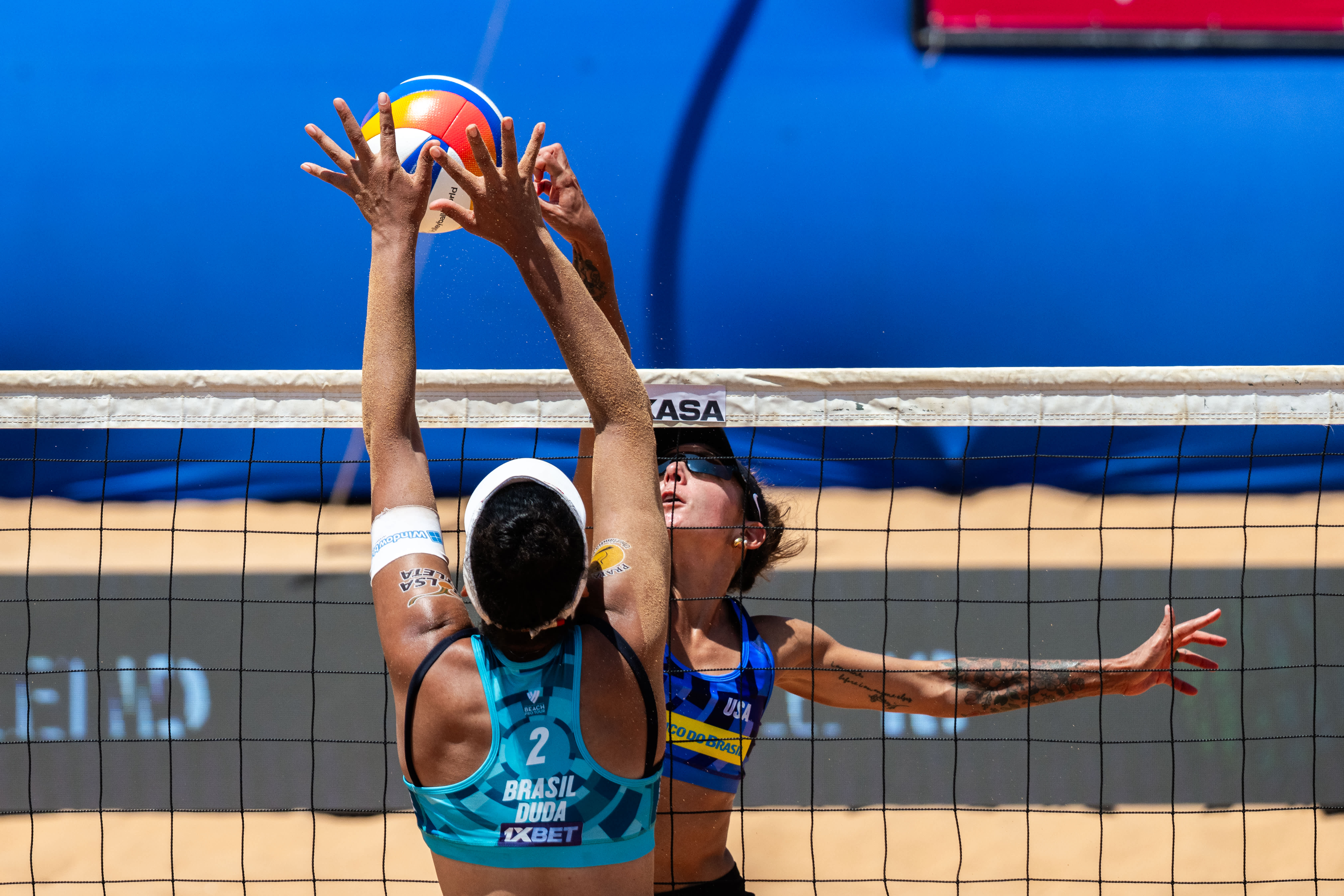 Brazil’s Ana Patricia & Duda and Carol & Rebecca against USA’s Cannon ...