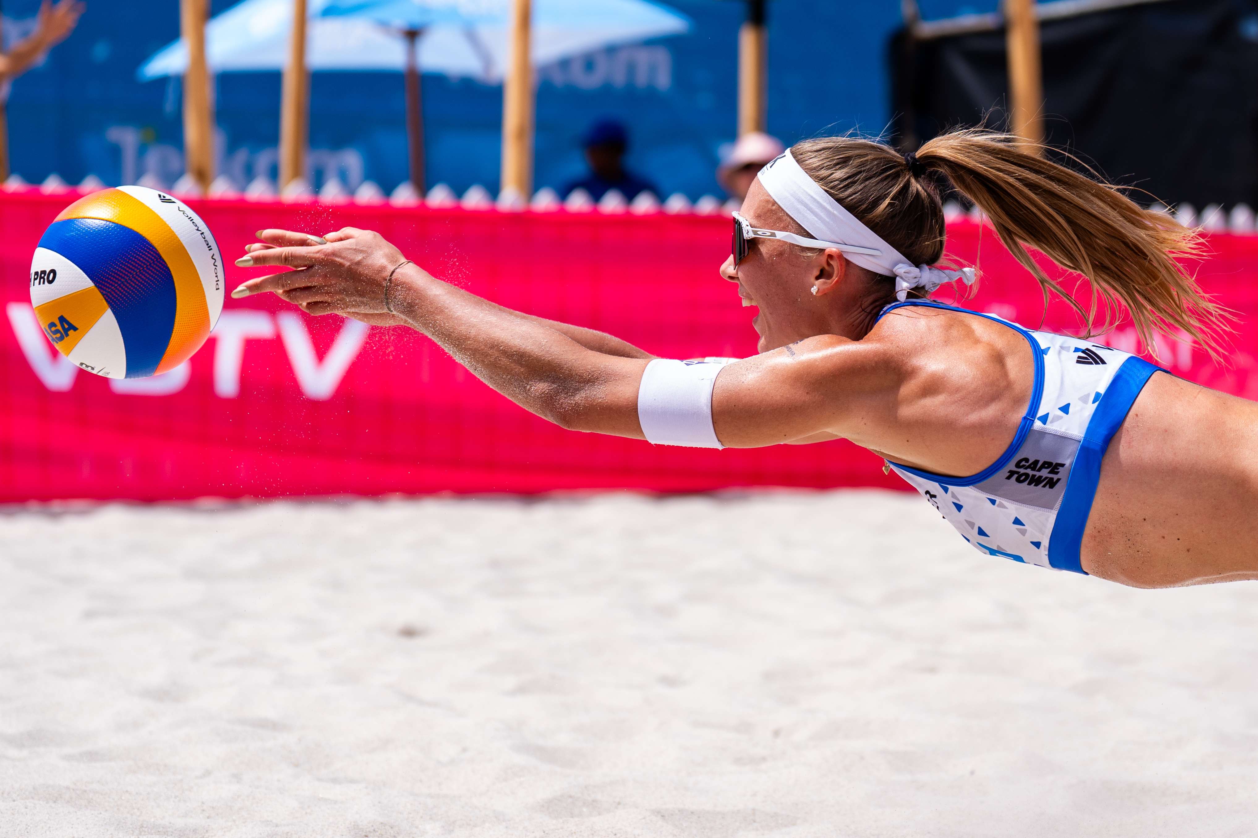 Latvia’s Tina Graudina & Anastasija Samoilova against Germany’s Svenja ...