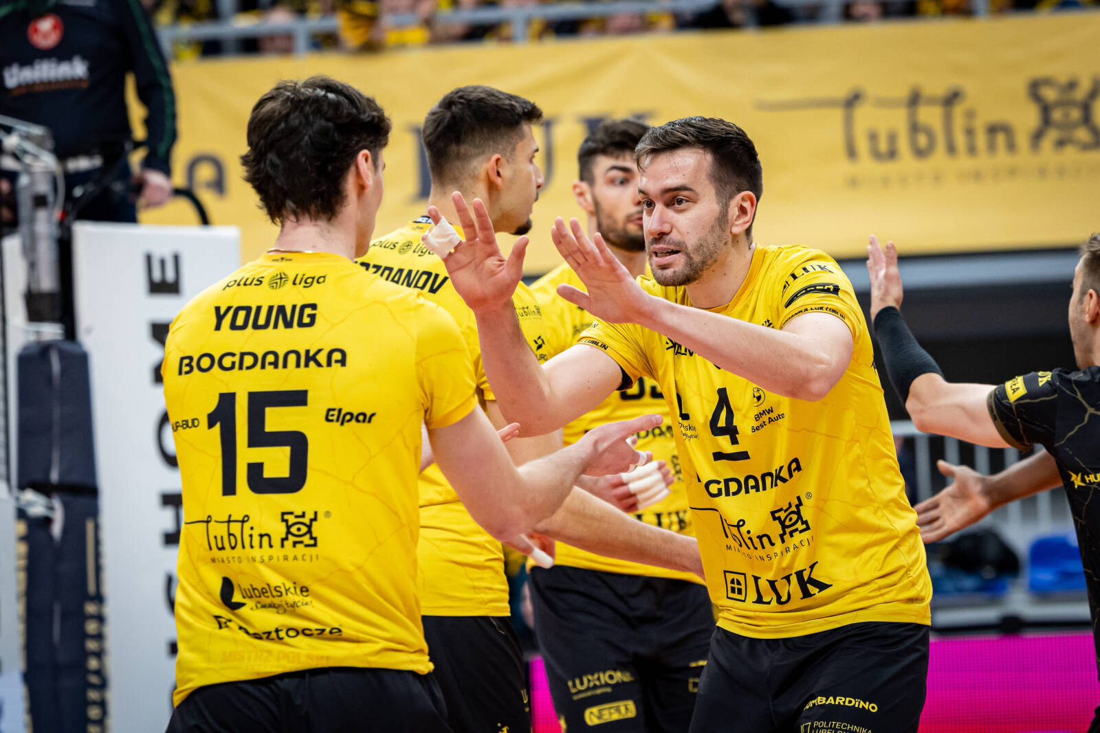 BOGDANKA LUK Lublin sweep short-handed PGE Projekt Warsaw and made it ...